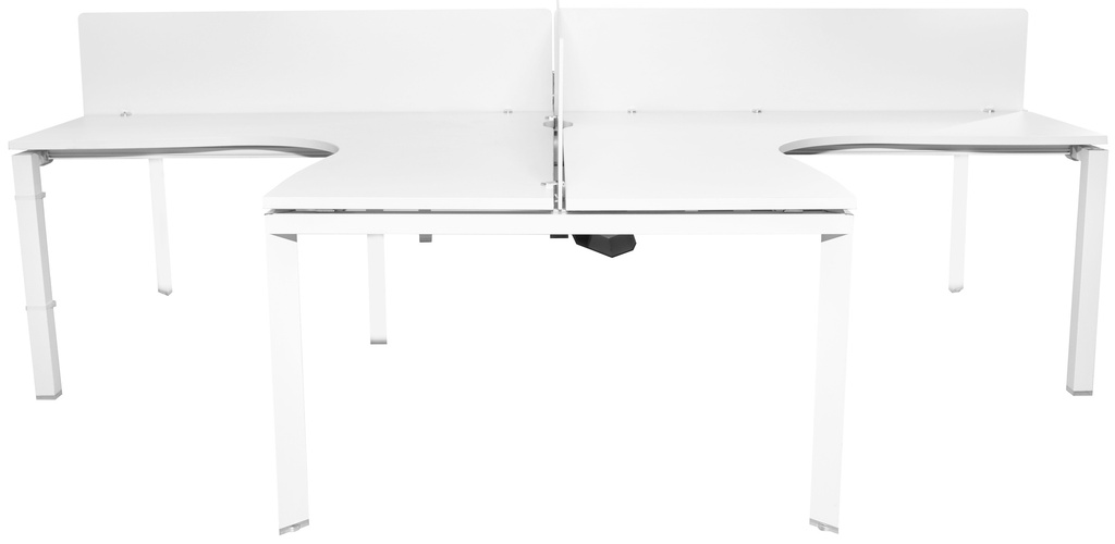 Buy 4 Seat Workstation Online | Red Apple