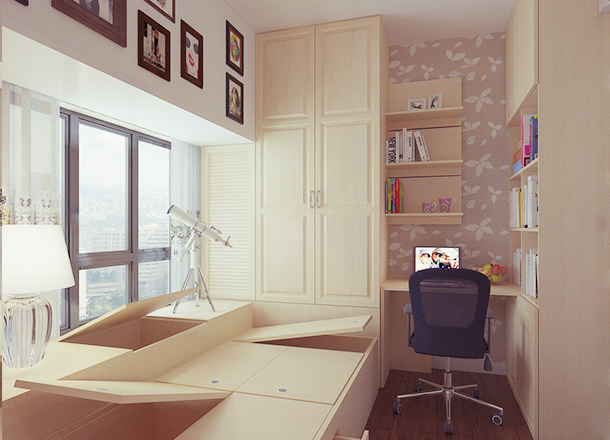 Modern simple multifunctional room | Red Apple Homepage